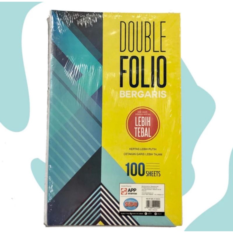 Jual [per PAK] Double folio bergaris SIDU | Shopee Indonesia