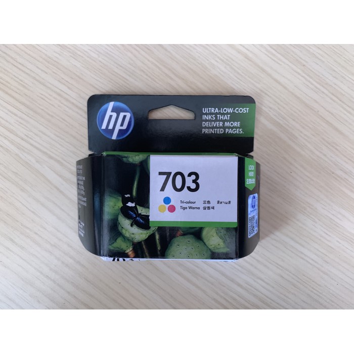 Jual HP 703 TRI COLOUR ORIGINAL INK / TINTA PRINTER HP 703 TIGA WARNA | Shopee Indonesia