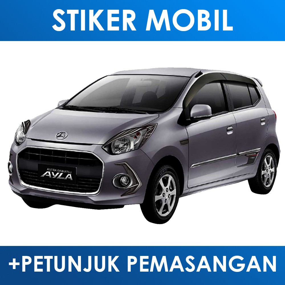 Jual Stiker Mobil Adrena Ayla edition sticker Laminasi Glosy | Shopee ...