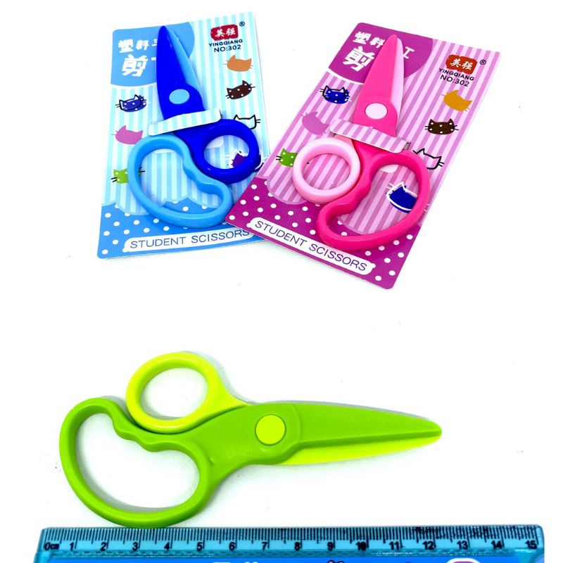 Jual Gunting Anak Ergonomis (gunting anak aman ujung tumpul) - gunting ...