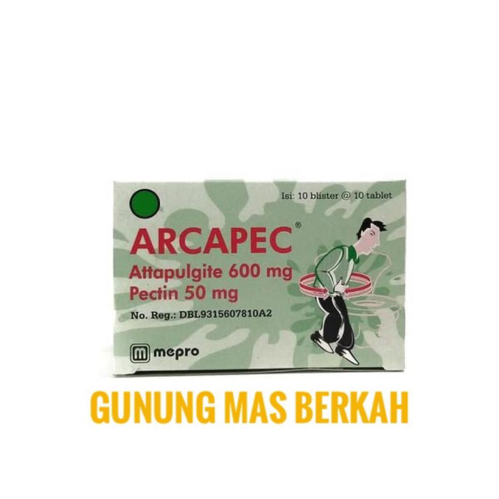 Jual ARCAPEC arcapec Arcapec isi 100 Tablet - untuk Saluran Pencernaan (Per Box) | Shopee Indonesia