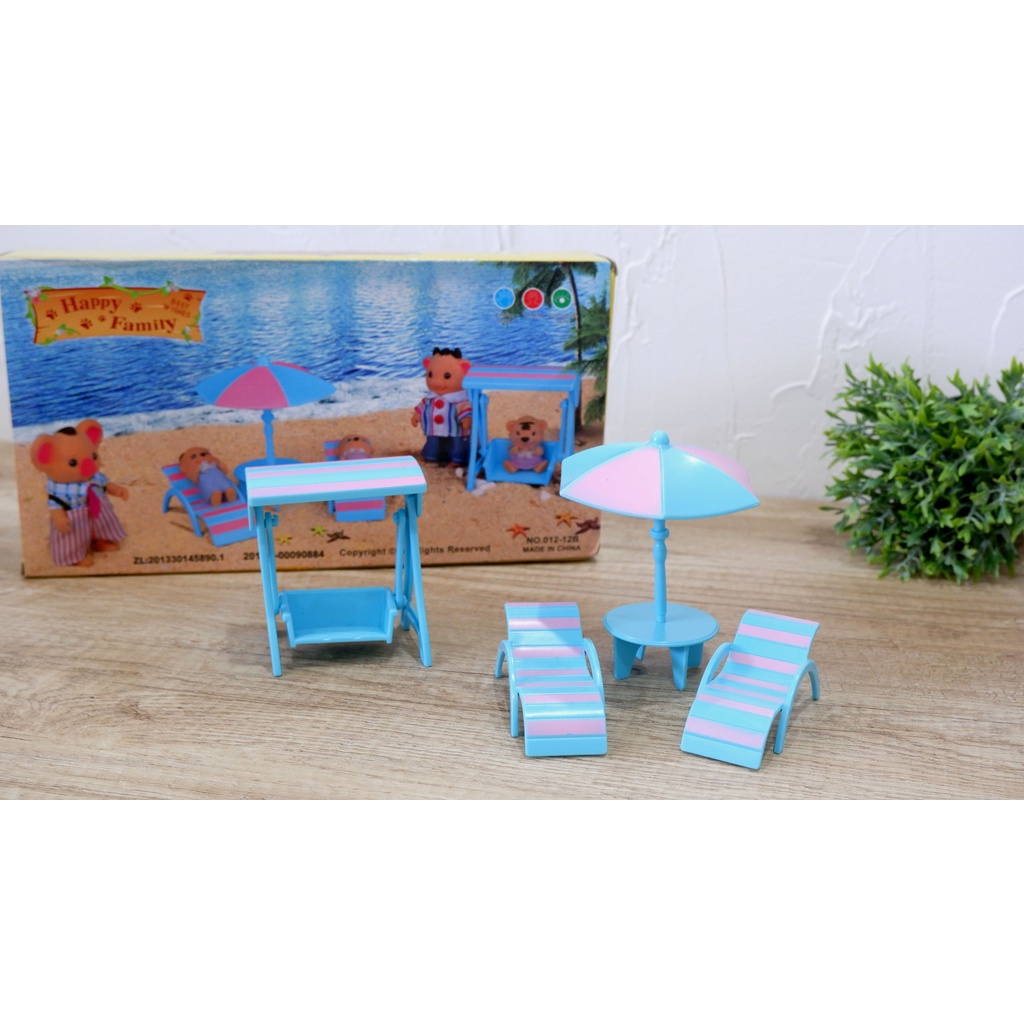 Jual Mainan Koleksi Mirip Sylvanian Beach Set - Miniatur Mainan Pantai ...