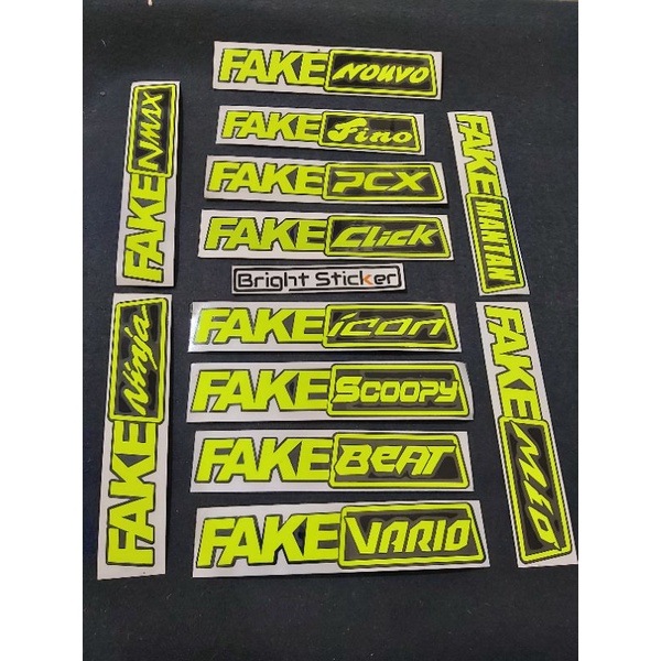 Jual STICKER FAKE BEAT VARIO SCOOPY MIO DLL CUTTING | Shopee Indonesia
