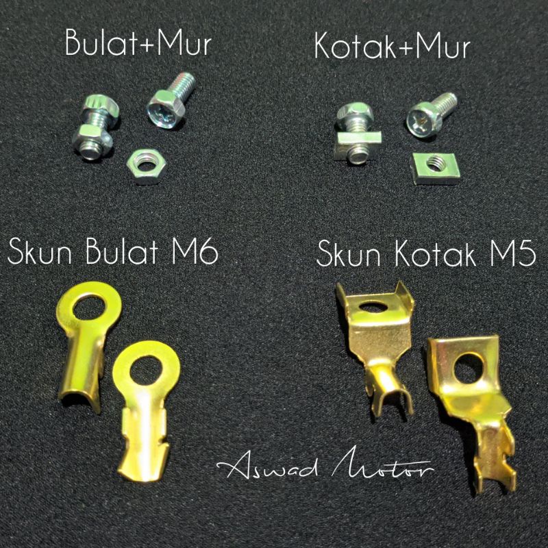 Jual Baut Aki Bulat/ Baut Aki Kotak Kering / Baut Accu Bulet Basah ...