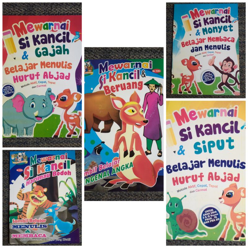 Jual BUKU MEWARNAI TEMA SI KANCIL | Shopee Indonesia
