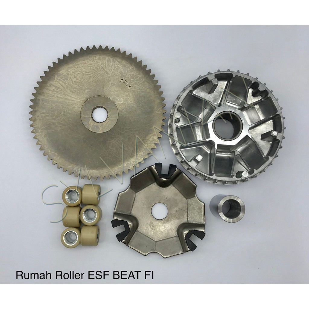 Jual DRIVE PULLEY / RUMAH ROLLER ASSY + KIPAS BEAT FI - PULLEY PULLY ...