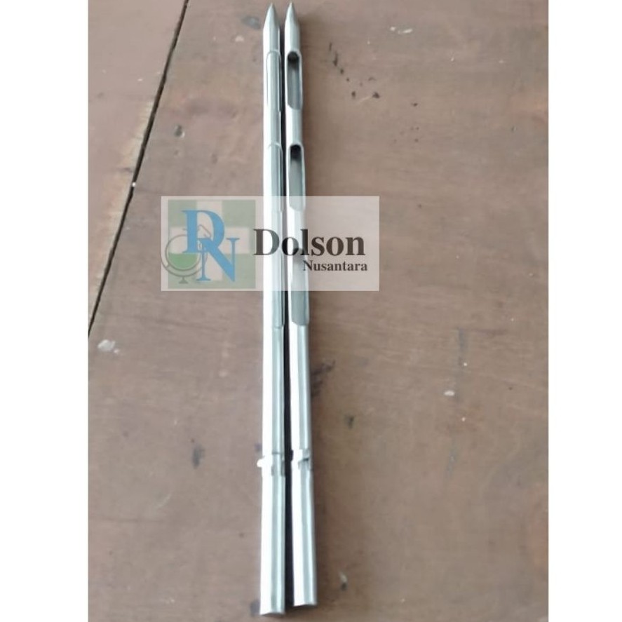 Jual Stick Seed Trier Full Tusukan Beras Benih Putar Stainless Steel ...