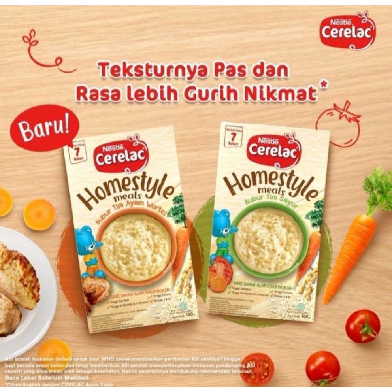 Jual NESTLE CERELAC HOMESTYLE 120GR | Shopee Indonesia