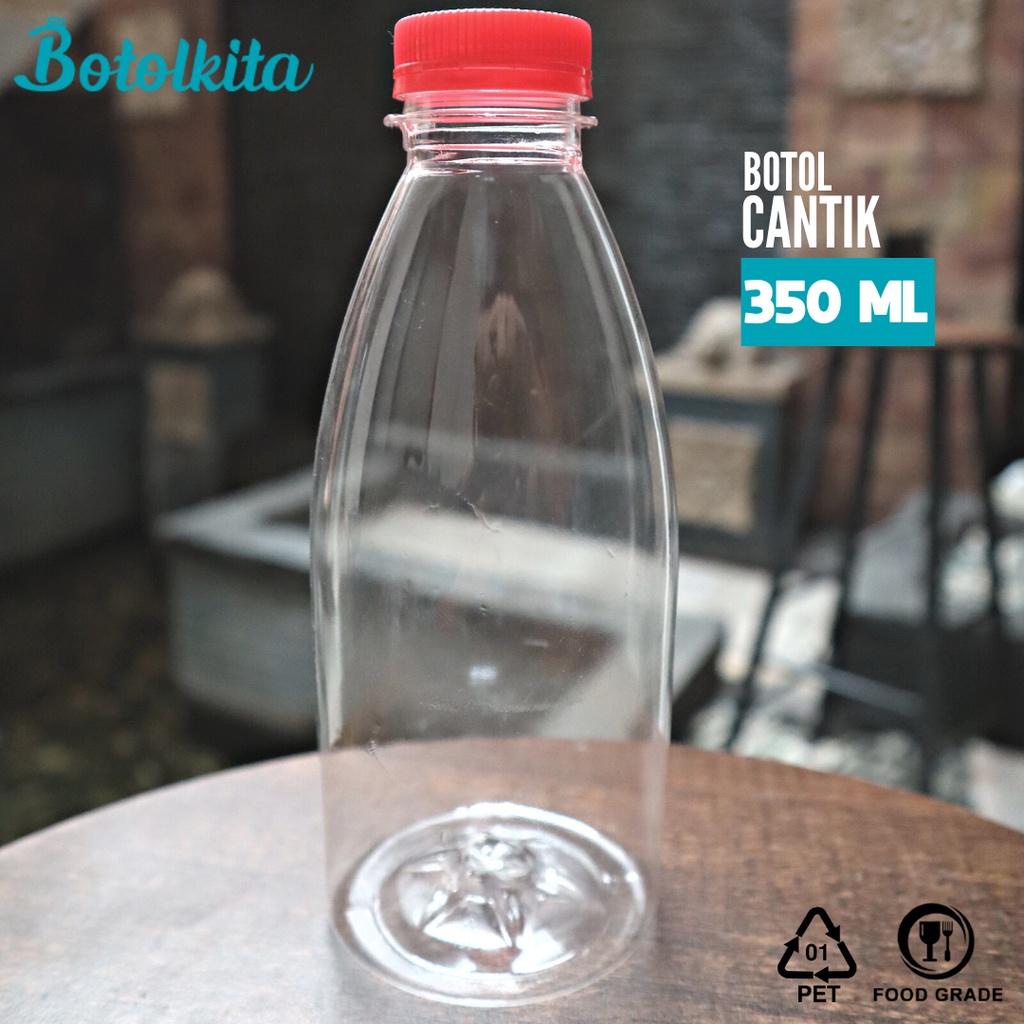 Jual Botol Plastik Cantik Tipis 350ml / Botol Plastik Valencia 350ml ...