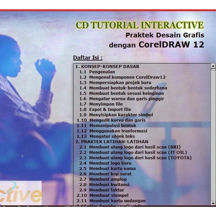 Jual CD VIDEO TUTORIAL Desain Grafis CorelDraw 12 | Shopee Indonesia