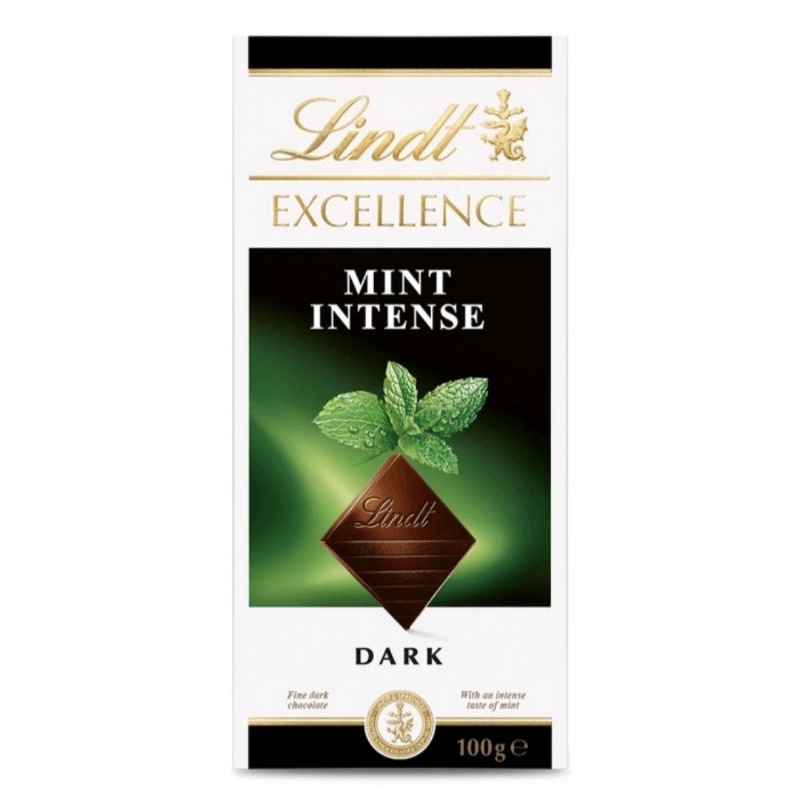 Jual Lindt Excellence Dark Chocolate Coklat Hitam Mint Intense Orange ...