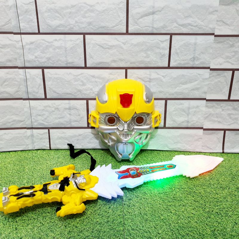 Jual Mainan Set Topeng dan Pedang Transformers - Cosplay Bumblebee Anak ...