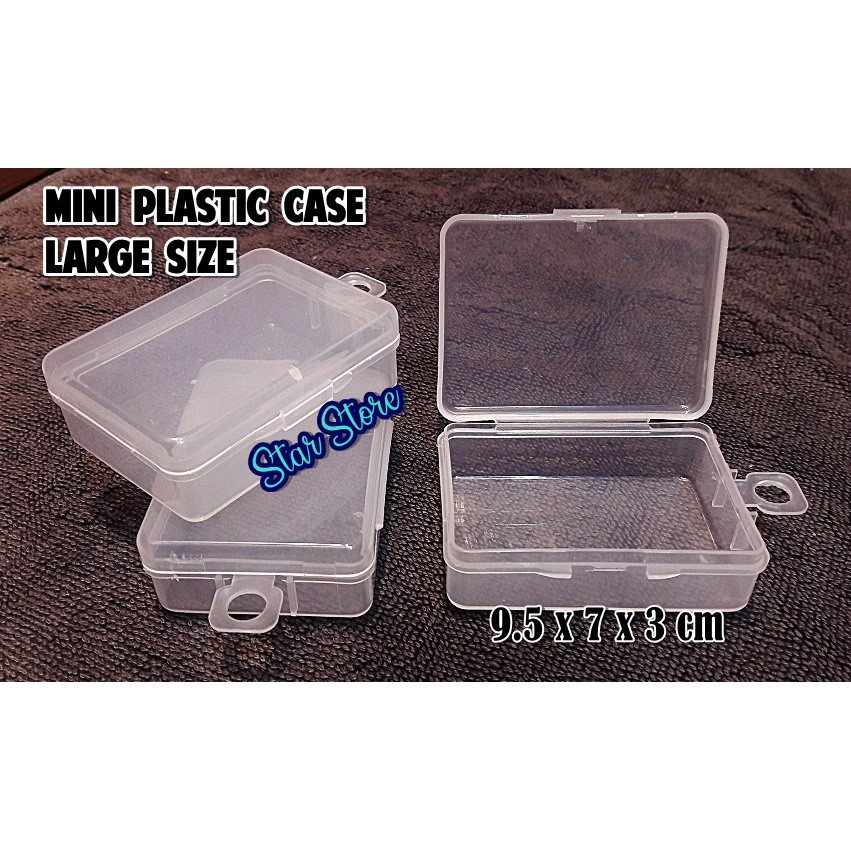 Jual Mini Plastic Case Box / Kotak Mini Plastik Kecil 9.5 x 7 x 3 cm ...
