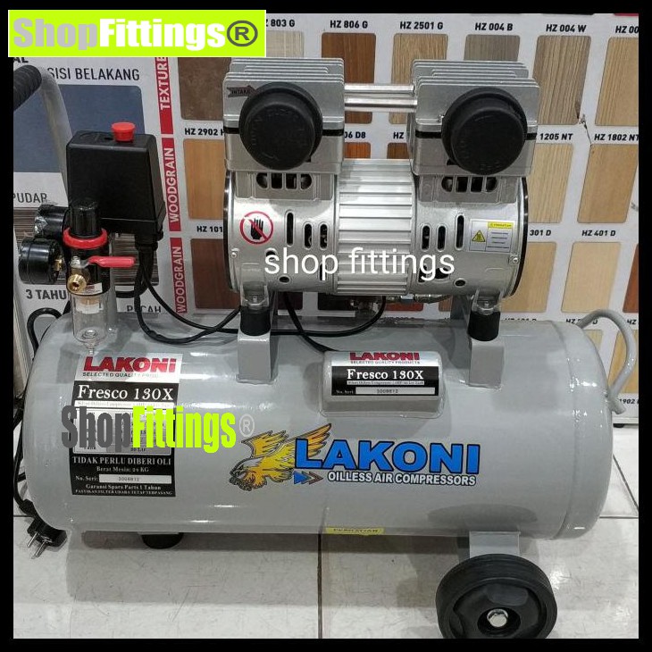 Jual LAKONI Fresco 130 X Silent Oilless Air Compressor Kompressor Angin ...