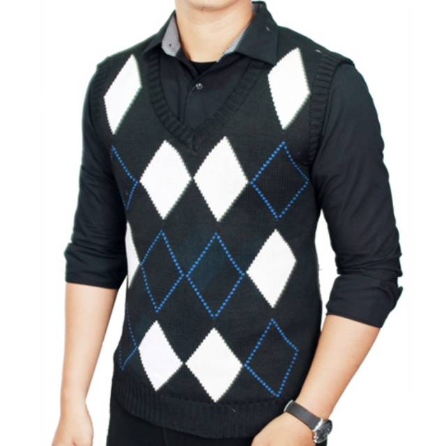 Jual Rompi Rajut Pria R28 | Shopee Indonesia