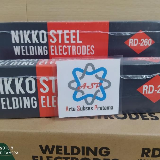 Jual Ready stock] Nikko Steel Kawat las Elektrida 3,2 x 350 mm RD-260 eceran per kg | Shopee ...