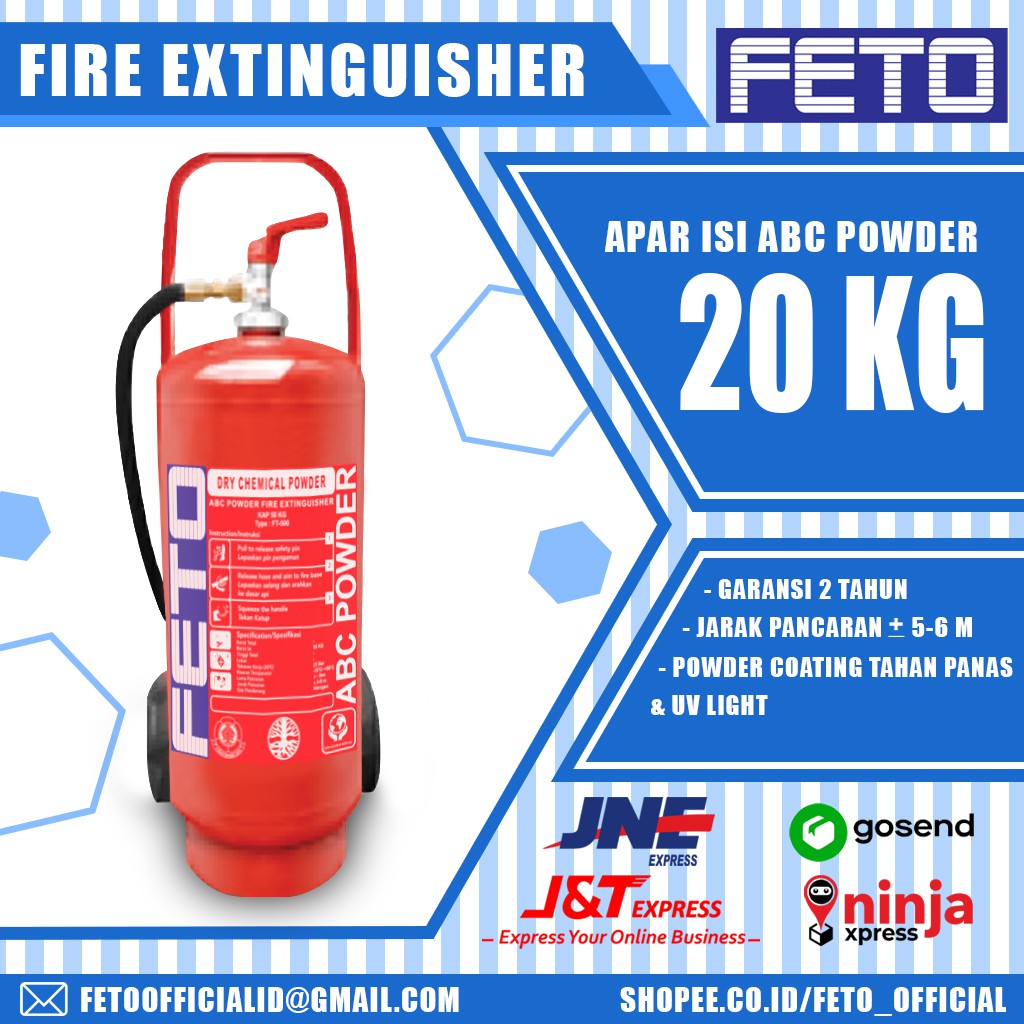 Jual Alat Pemadam Kebakaran (APAR) 20KG - FETO | Shopee Indonesia