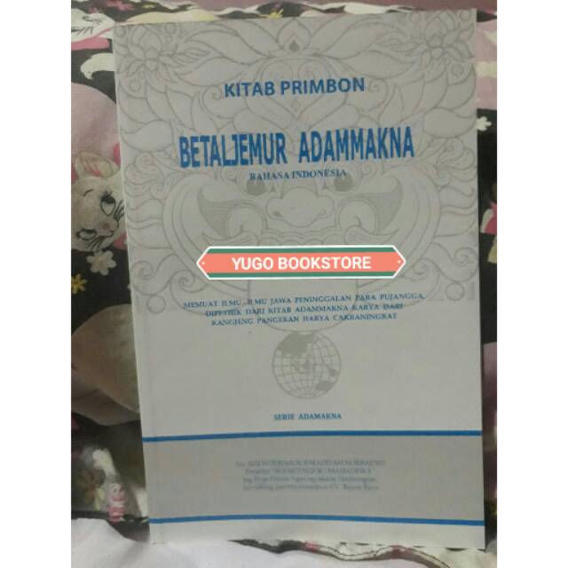 Jual KITAB PRIMBON BETALJEMUR ADAMMAKNA ( ORIGINAL) UKURAN BESAR ...