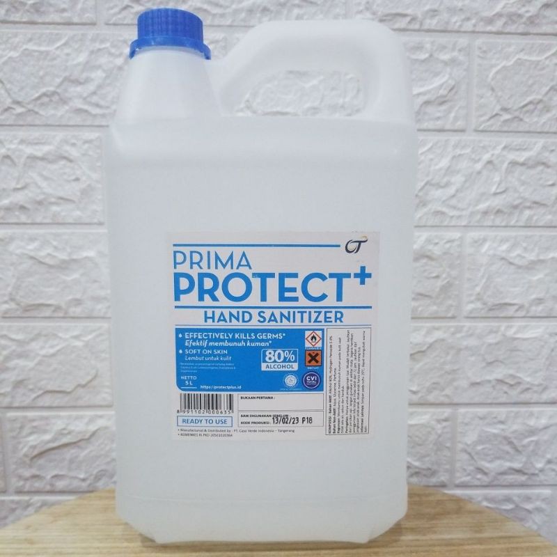 Jual Prima Protect+ Hand Sanitizer 5 Lt (Jerigen) | Shopee Indonesia