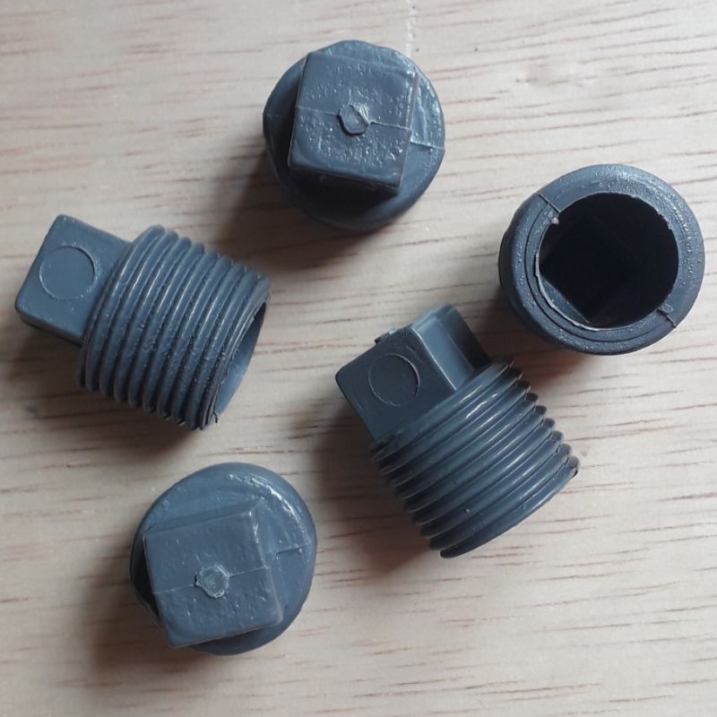 Jual (MIN CO 50 PCS) Plug PVC 1/2 | Tutup Drat Luar Fitting PVC|DOP ...