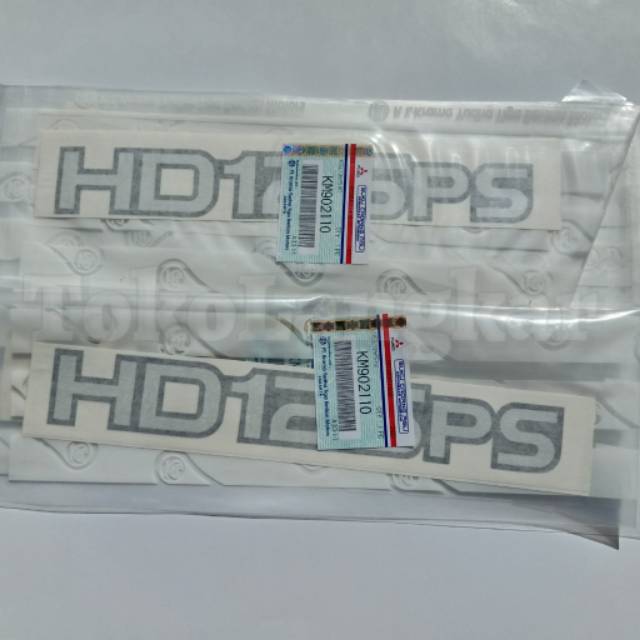 Jual Emblem Stiker HD125PS Untuk Mitsubishi Fuso Canter - Part Original ...