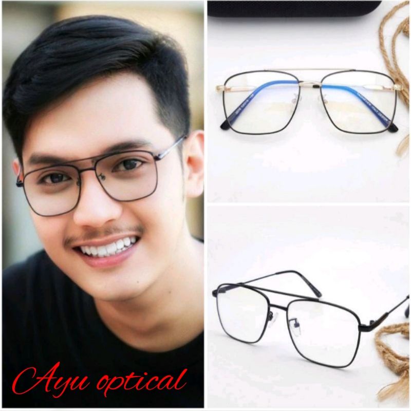 Jual kacamata pria dan wanita paket lensa BLUECROMIC+anti radiasi frame ...