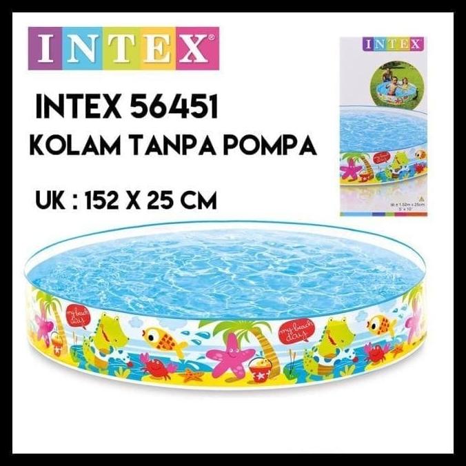 Jual Kolam Renang Anak Tanpa Pompa Intex 56451 152 Cm | Shopee Indonesia