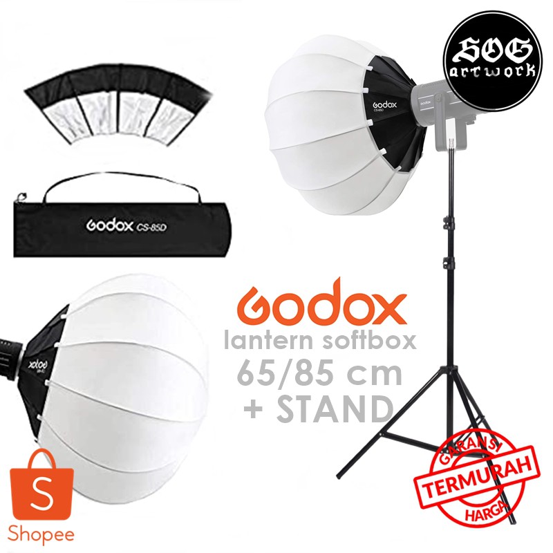 Jual Godox Softbox Reflector Umbrella Lantern Balon Globe Softbox 65cm / 85cm White | Shopee ...