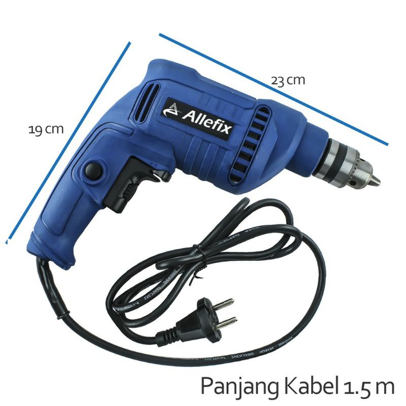 Jual MESIN BOR TANGAN LISTRIK 10mm Bolak-Balik 600WATT- 6002 Original ...