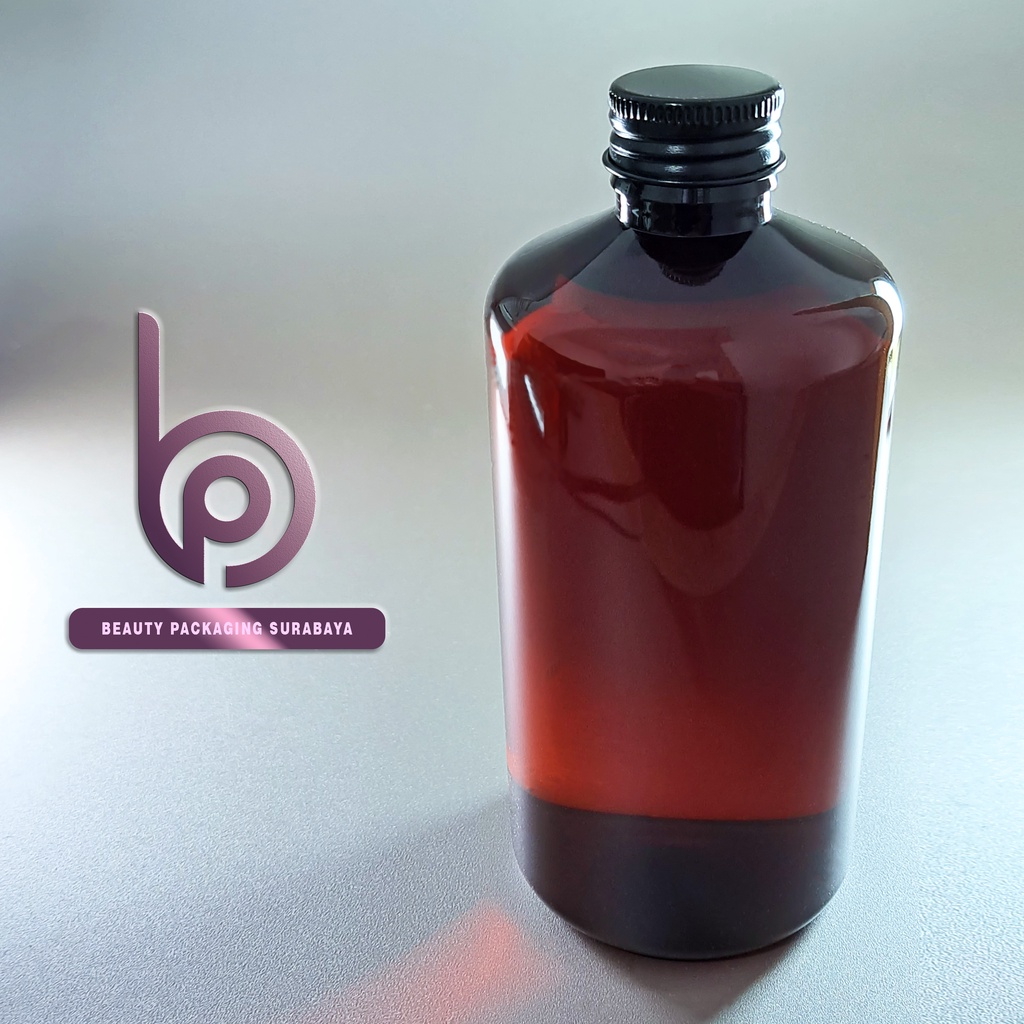 Jual Botol Plastik PET 500ml Coklat Amber Tebal JYT Tutup Ulir | Shopee Indonesia