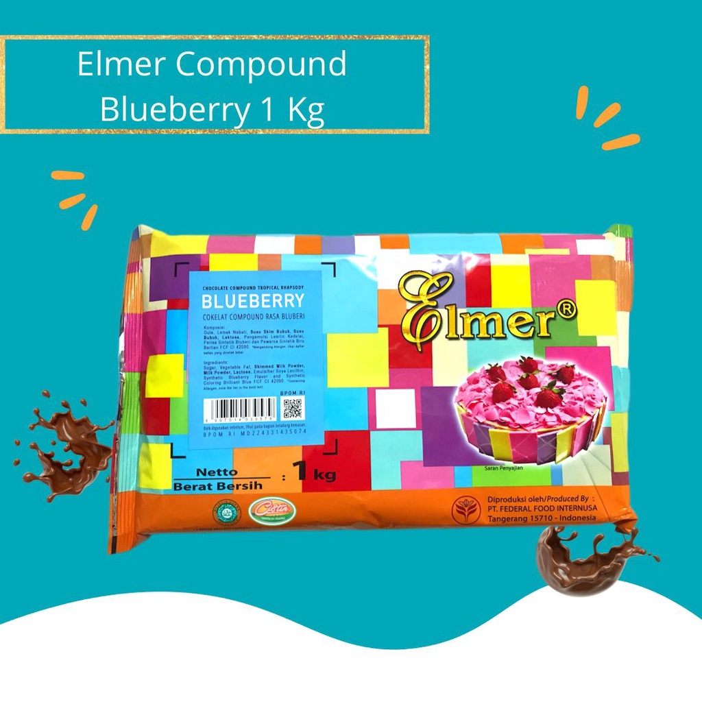 Jual ELMER COMPOUND TROPICAL BLUEBERRY 1KG | Shopee Indonesia
