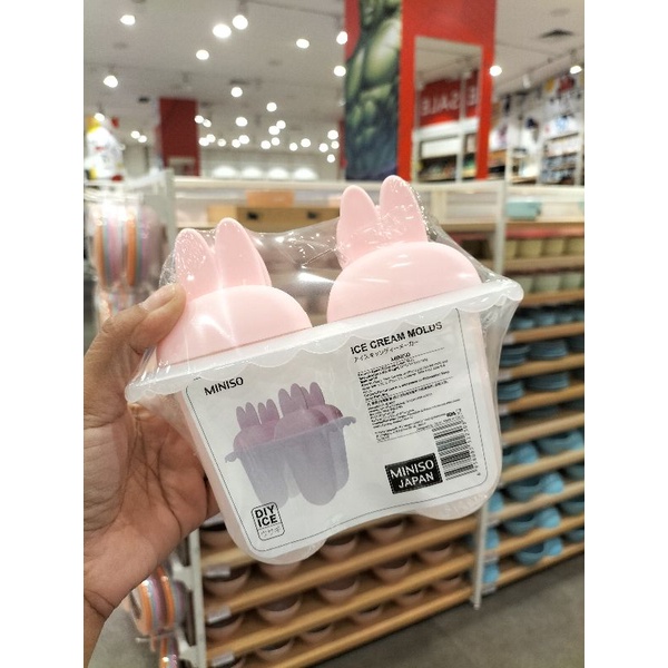 Jual MINISO CETAKAN ICE CREAM ISI 4 PCS | Shopee Indonesia