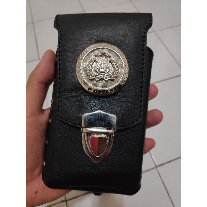 Jual DOMPET HP POUCH KULIT ASLI LOGO PERBAKIN POLRI DLL | Shopee Indonesia