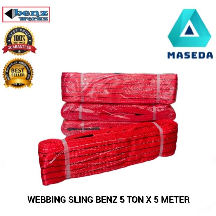 Jual WEBBING SLING MERK BENZ UK 5 TON X 5 METER | Shopee Indonesia