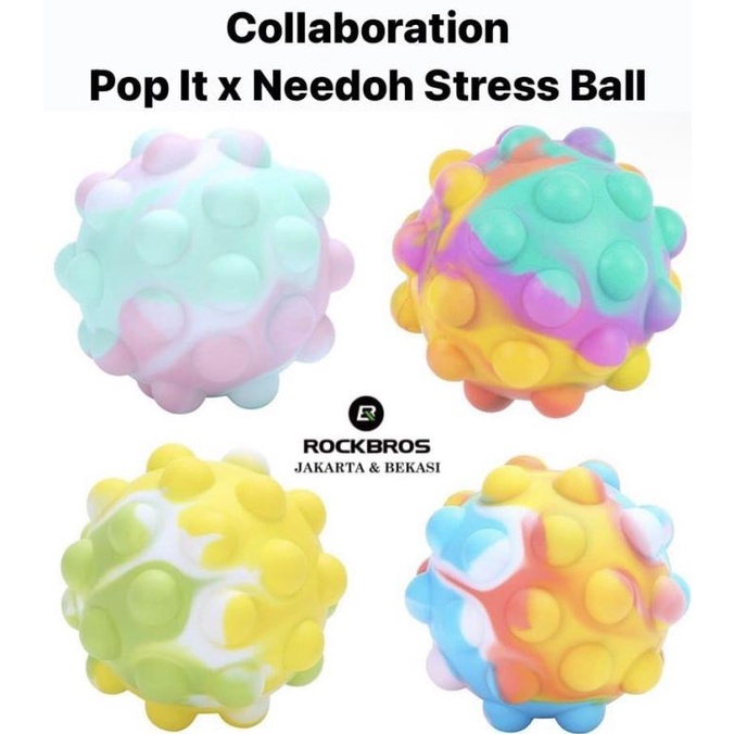 Jual Stress Ball DNA Needoh Nido Nedo Pop It Squishy Fidget Toy Mainan ...