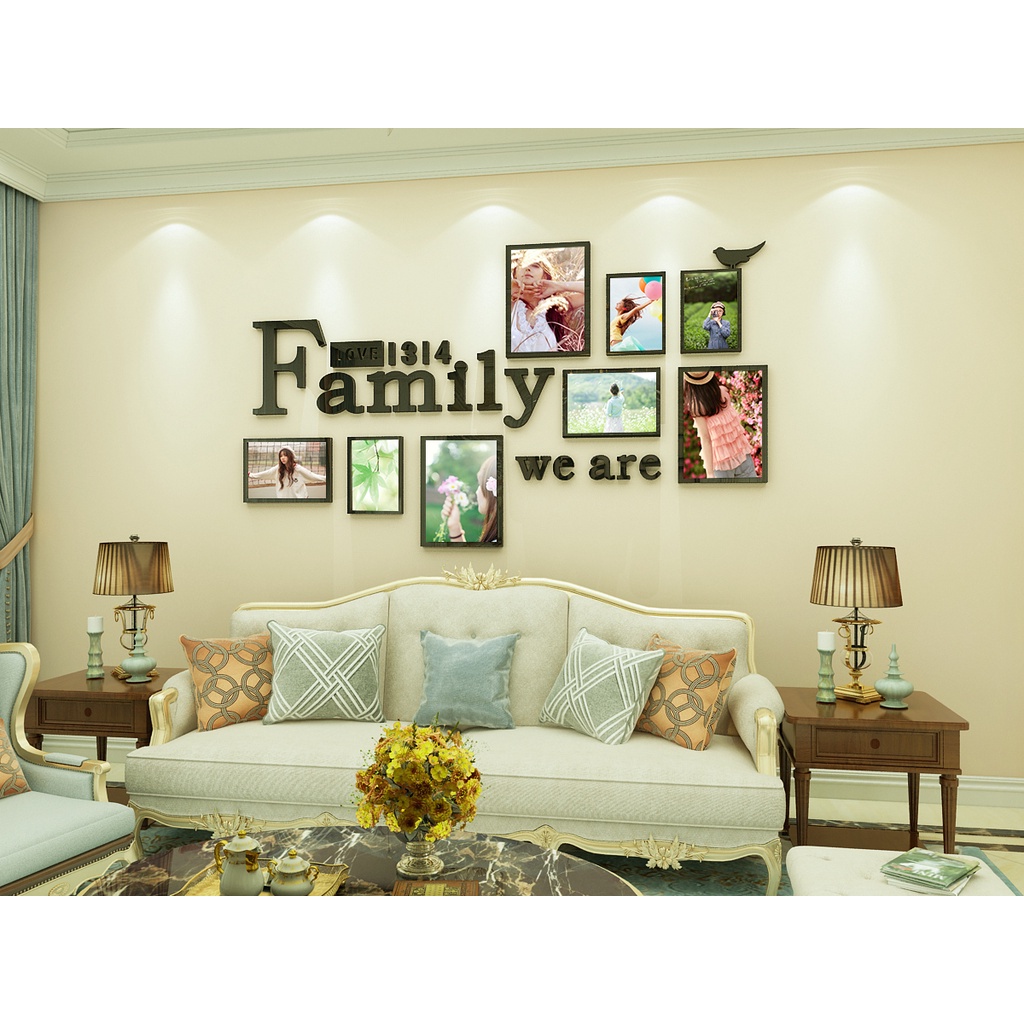Jual Wall Sticker Dinding Family Photo Acrylic 3D Kualitas Premium ...