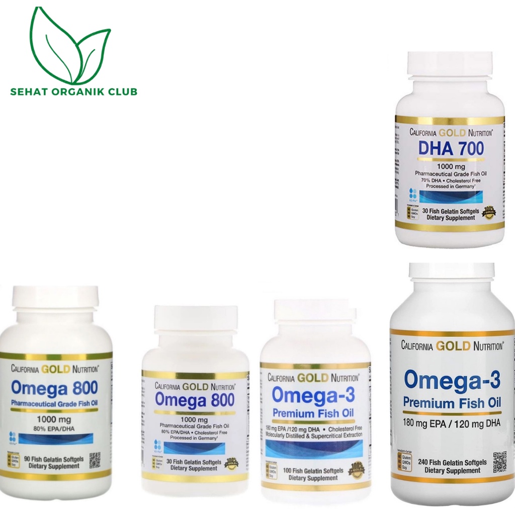 Jual California Gold Nutrition Omega 3 Premium Fish Oil 100 softgels ; Omega 3 Premium Fish Oil ...