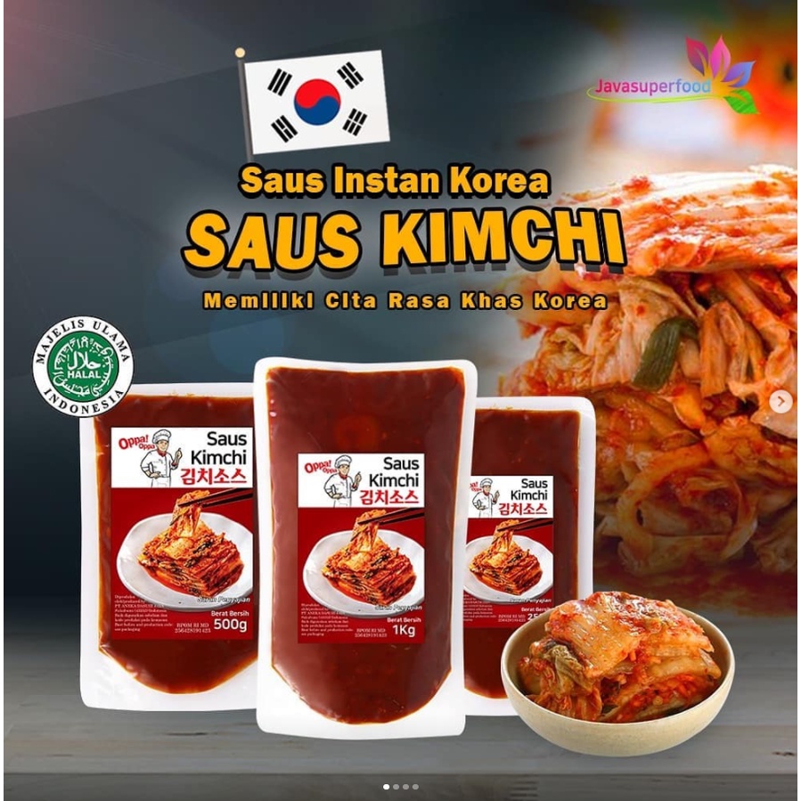 Jual Saus Kimchi instan Oppa Oppa - Java superfood - halal | Shopee ...