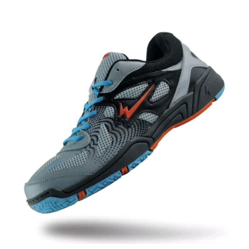 Jual Sepatu Eagle Moonlight Abu Muda Hitam - Badminton Shoes | Shopee ...