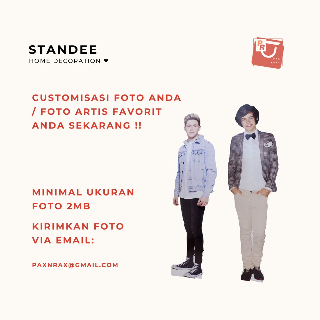 Jual Human Standee I Custom Standee I Standee | Shopee Indonesia