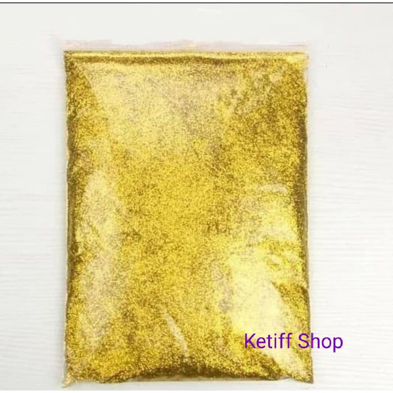 Jual Glitter gold serbuk emas 500 gram | Shopee Indonesia