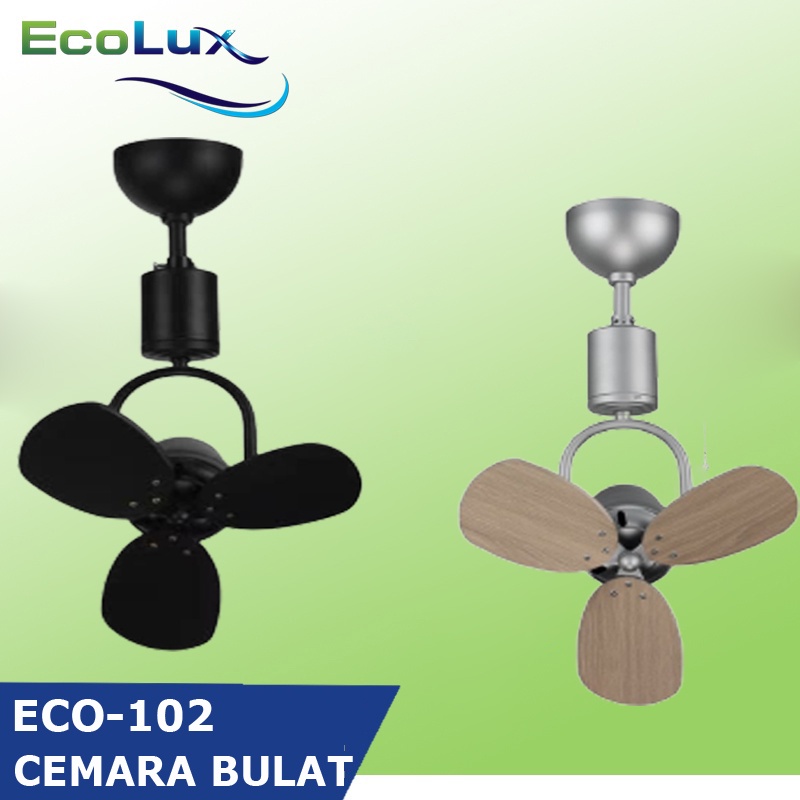 Jual Ceilling fan / Kipas Angin Plafon gantung Ecolux Eco-102 CEMARA 3 BALING | Shopee Indonesia
