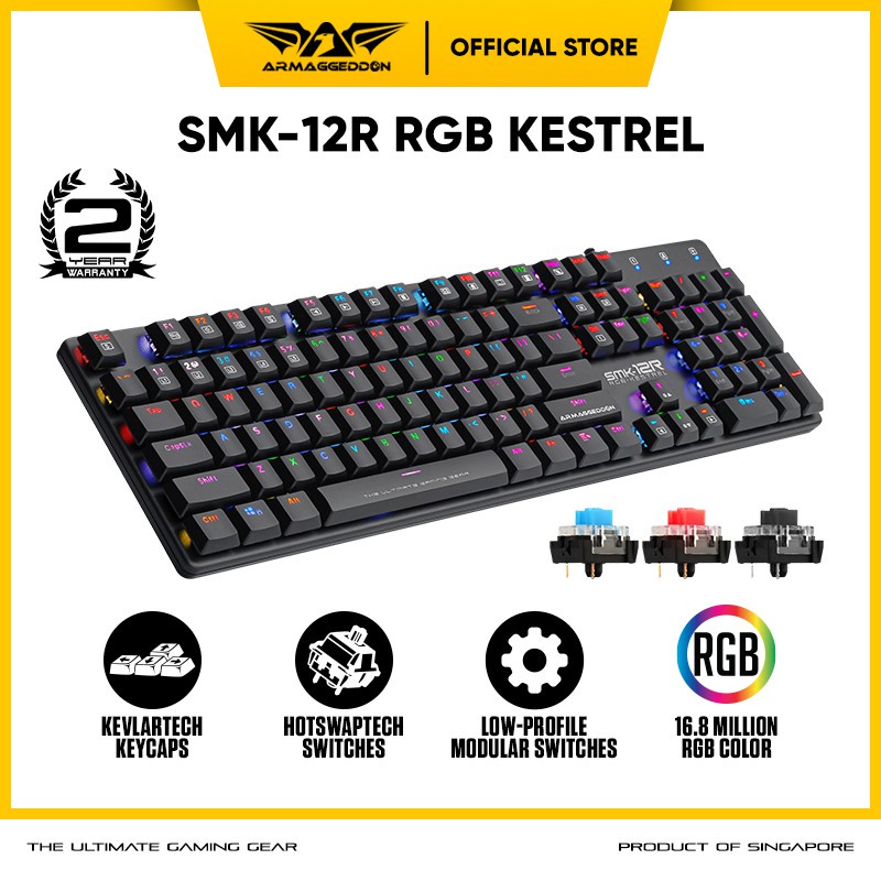 Jual Armaggeddon SMK-12R / SMK12R RGB Kestrel - Mechanical Gaming ...