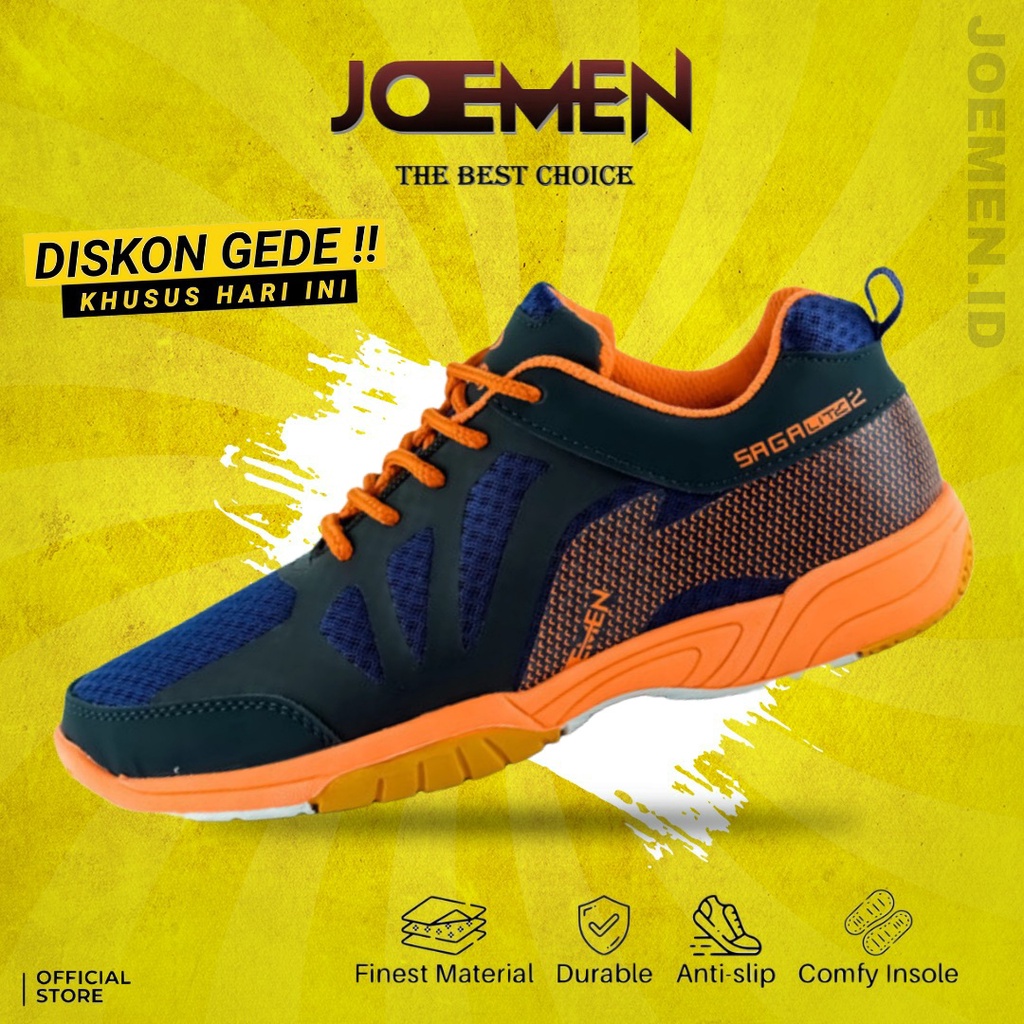 Jual [ORIGINAL] SEPATU SNEAKERS SPORT PRIA OLAHRAGA TRAINING GYM LARI ...