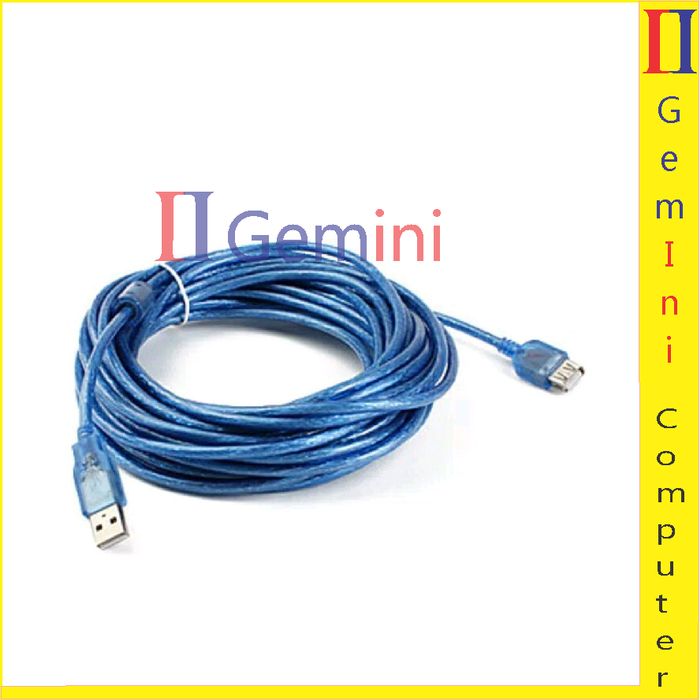 Jual KABEL USB EXTENSION 10 M MALE TO FEMALE 10 Meter USB EXTENTION 10M ...