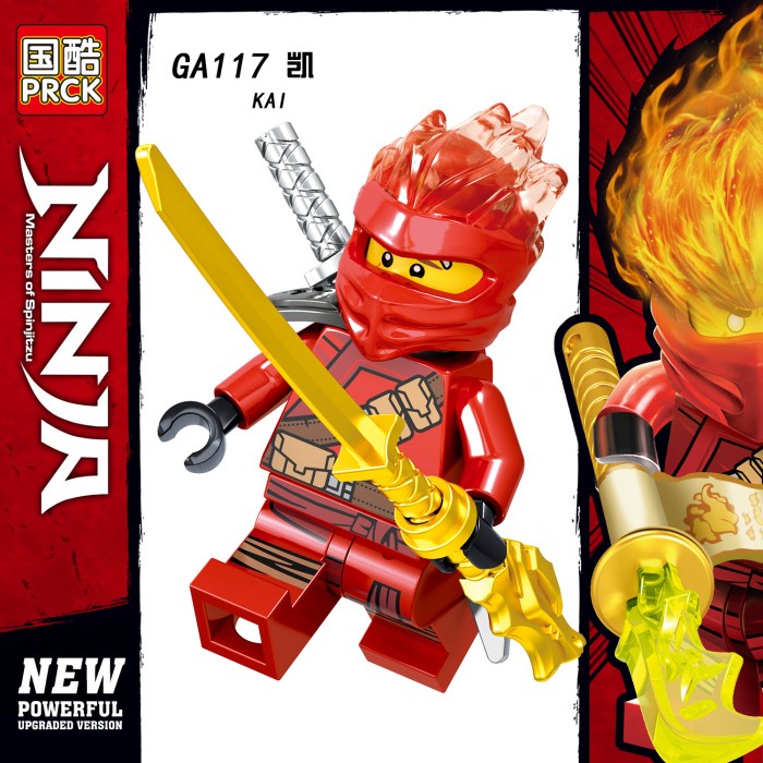 Jual Bergaransi Lego Minifigure Ninja Go Kay Kai Fire Red Ninjago ...