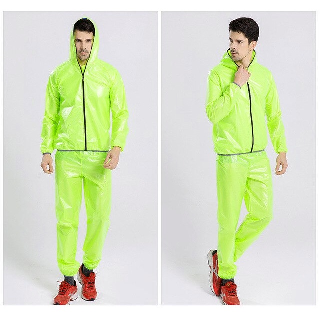 Jual RodaX High Visibility Raincoat 02 Jas Hujan Road Bike Running ...