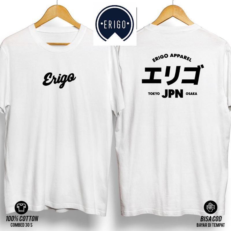 Jual KAOS ERIGO JAPAN | KAOS VIRAL | KAOS DISTRO PRIA ERIGO TOKYO JAPAN ...