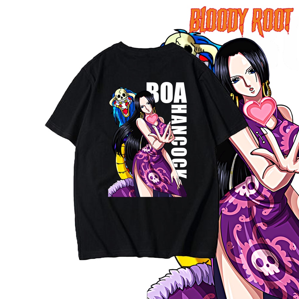 Jual Kaos One Piece Boa Hancock / Hitam / T-shirt Onepiece Hancock ...