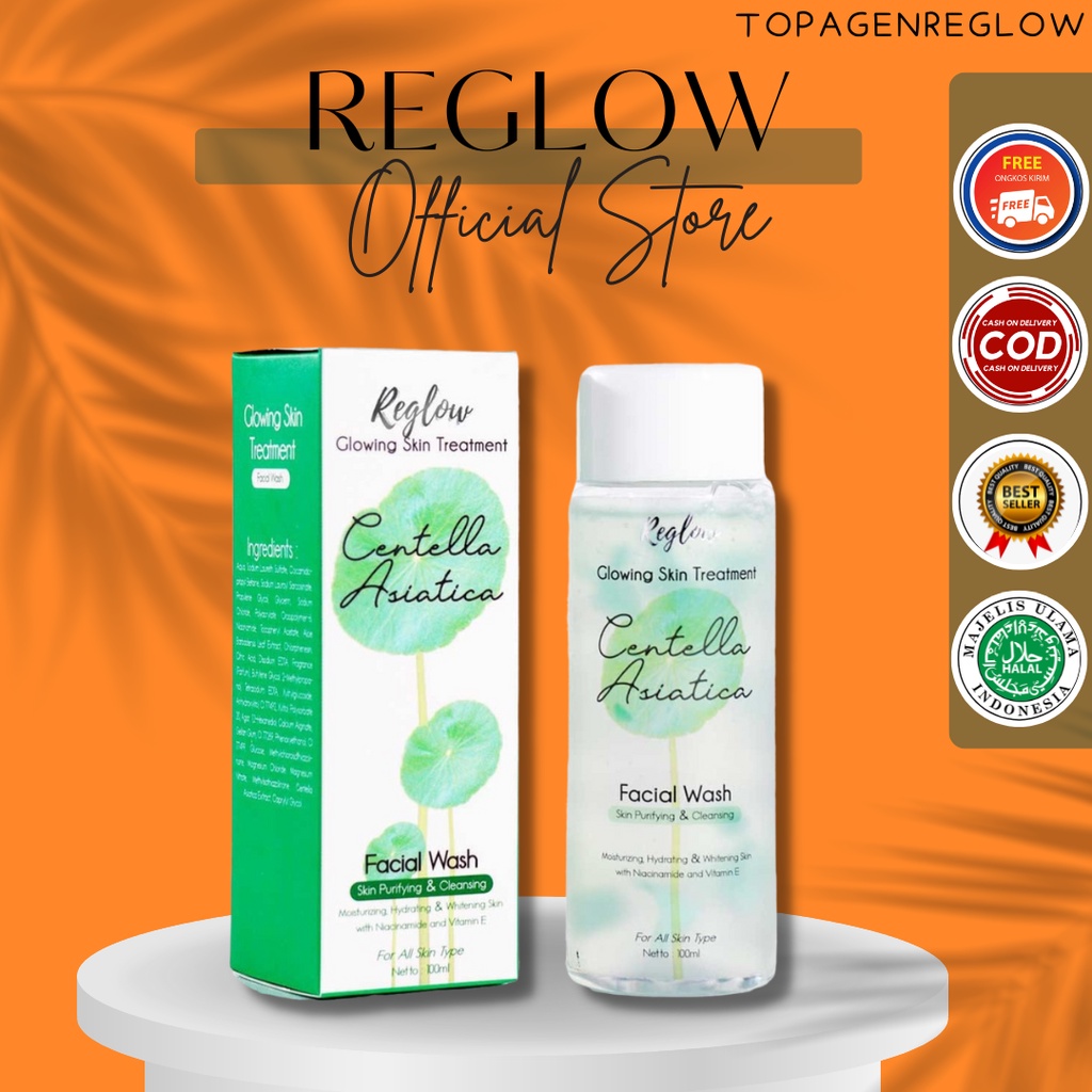 Jual REGLOW Skincare Facial Wash Sabun Cuci Muka Re glow Glowing Skin ...